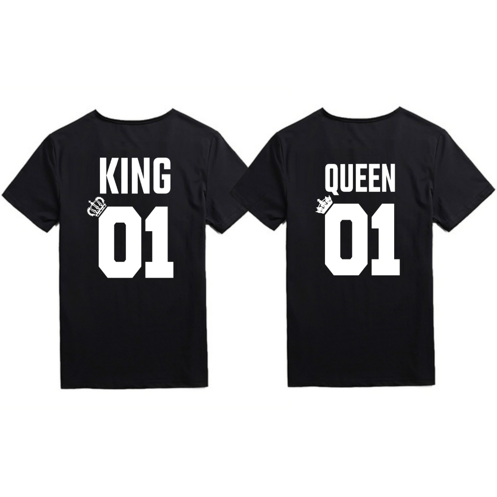 King 01 Queen 01 shirt bestellen | Levering 1 - 2 dagen | Tijdelijk €18,95