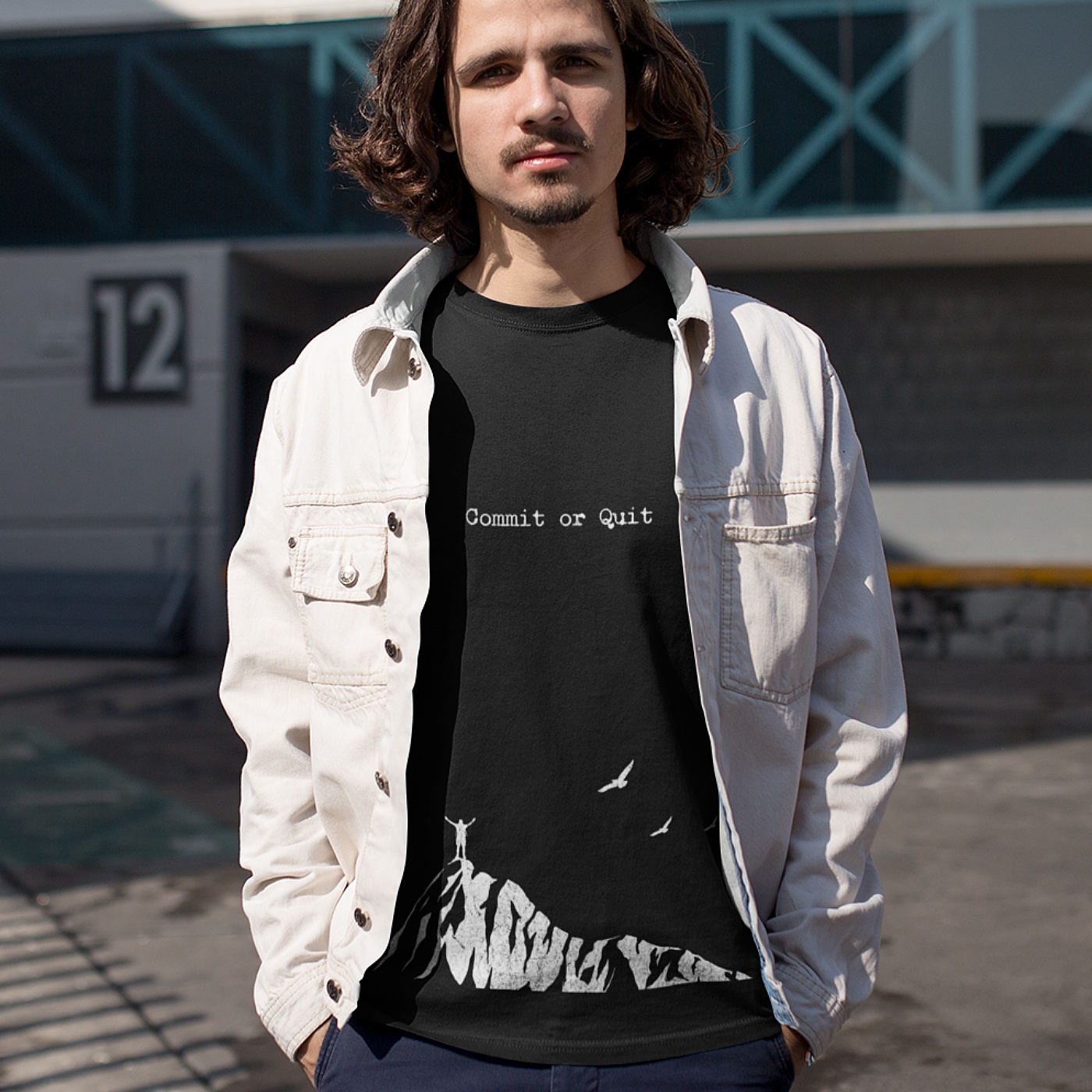 Commit Or Quit - Outdoor Trui Zwart | Snel thuisbezorgd