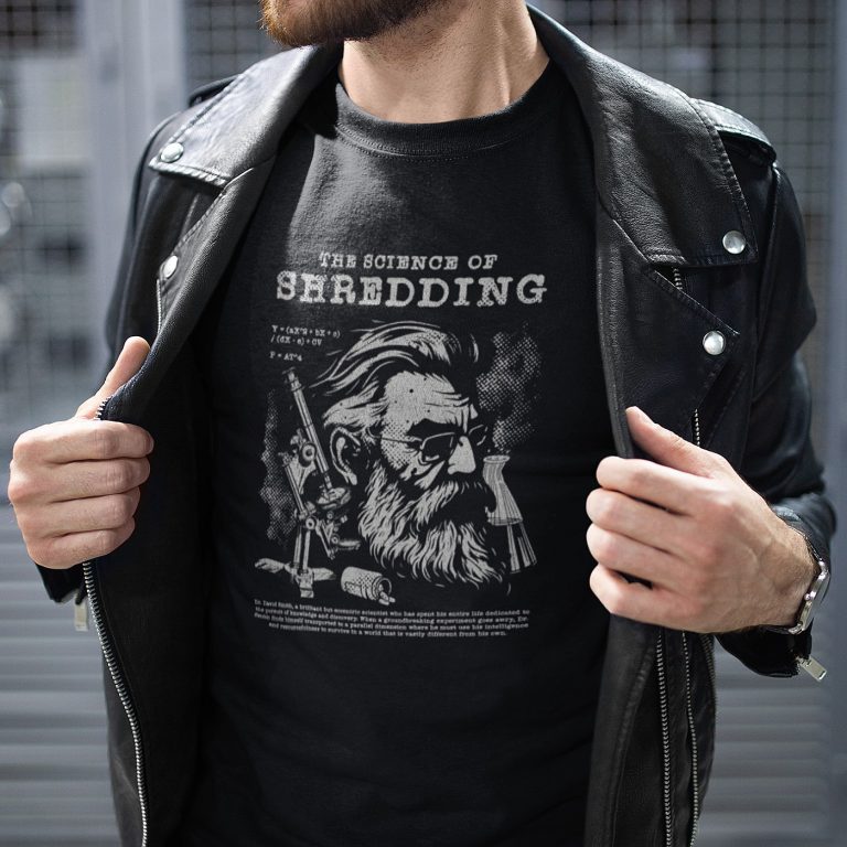 Grappig Skate T-shirt - The Science Of Shredding | Snel thuisbezorgd