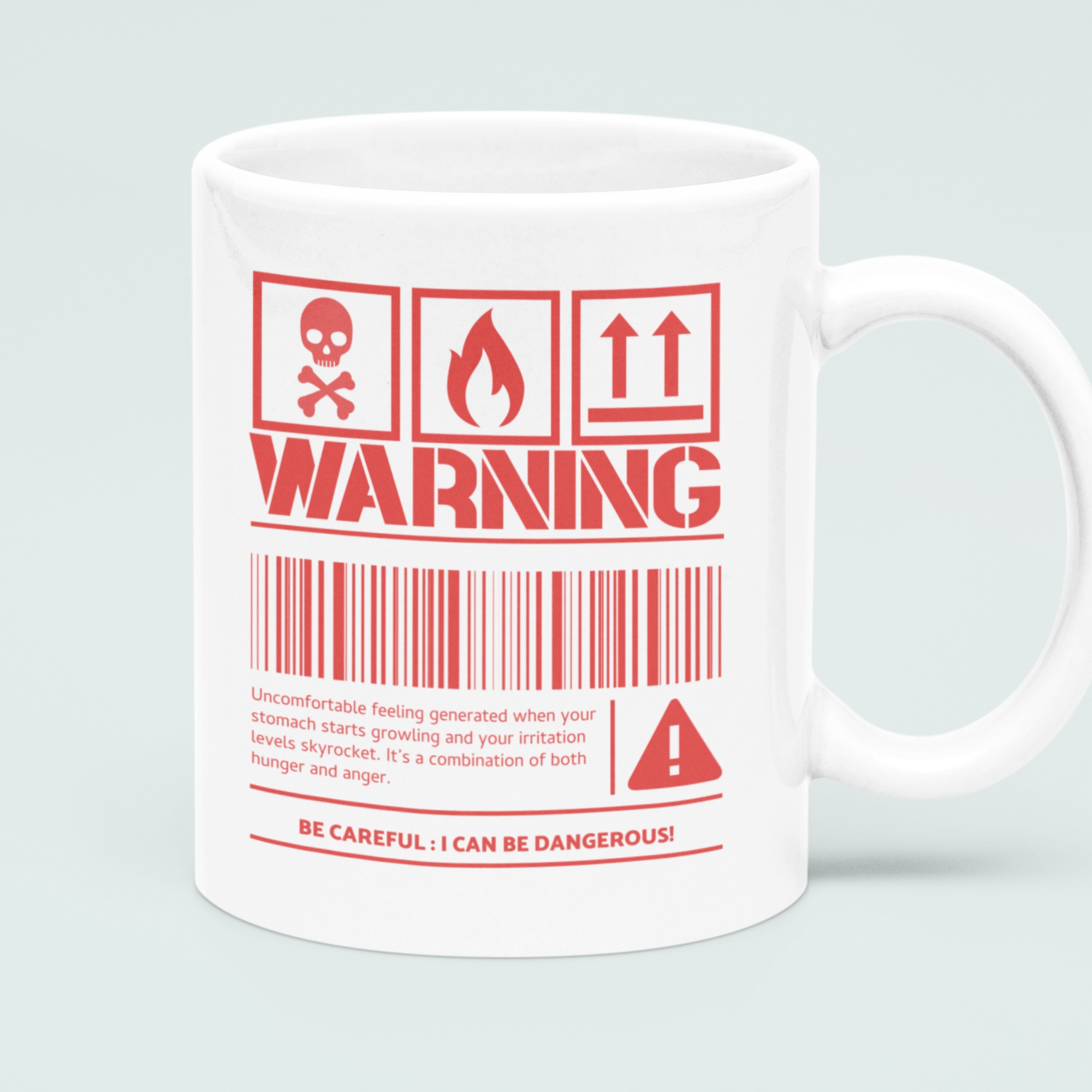 Grappige Mok - Warning Be Careful | Grote Collectie Bekers