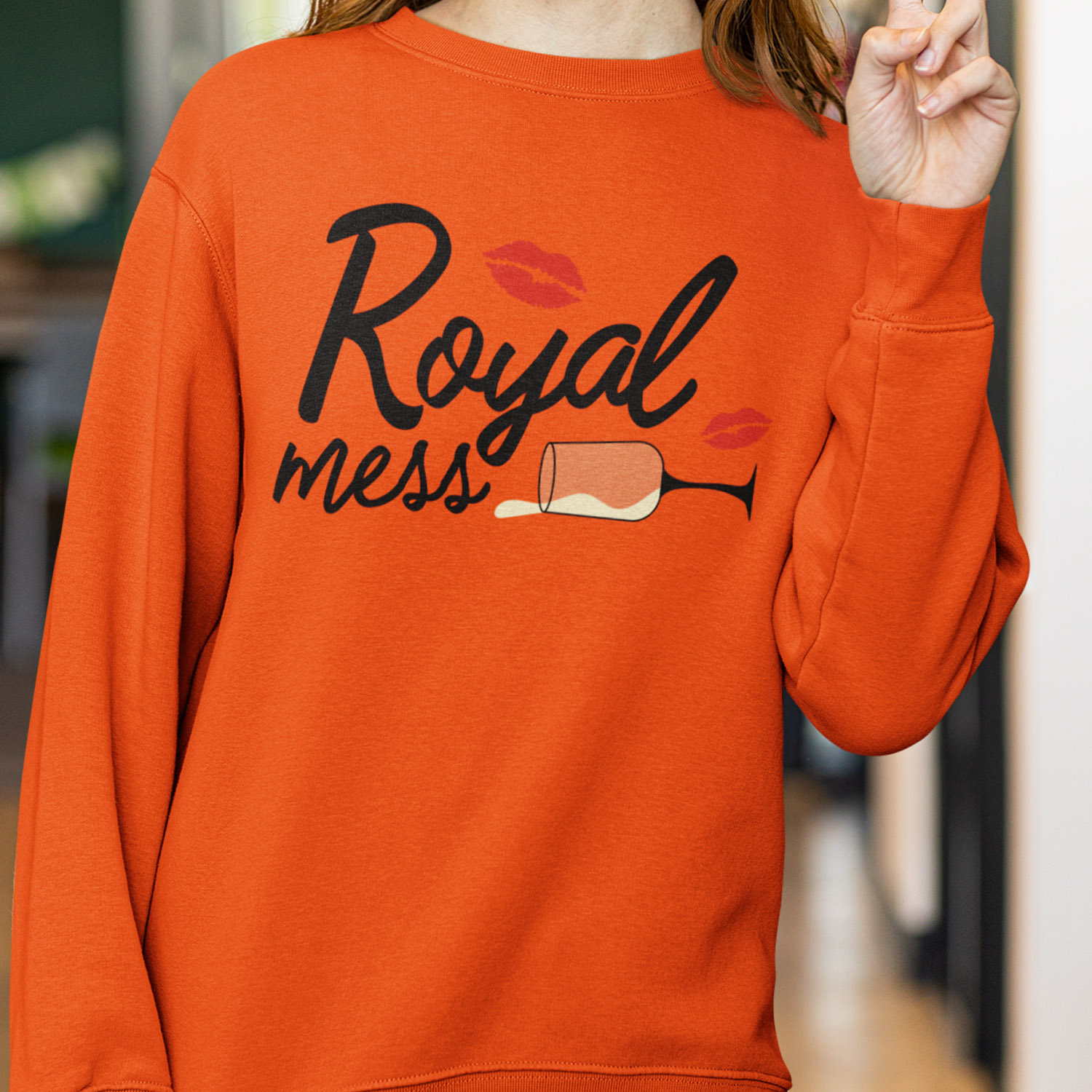 Oranje Koningsdag Trui Royal Mess - 1001CAPS