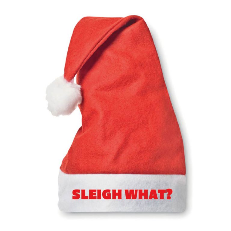 Sleigh What? – Foute Kerstmuts met Humor